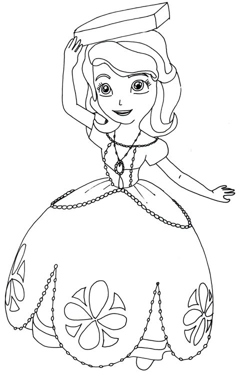 Sofia The First Coloring Pages