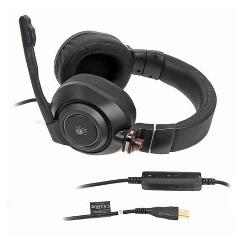 Наушники A4Tech G580 Bloody, С микрофоном, Черный – купить по цене 1349 ...