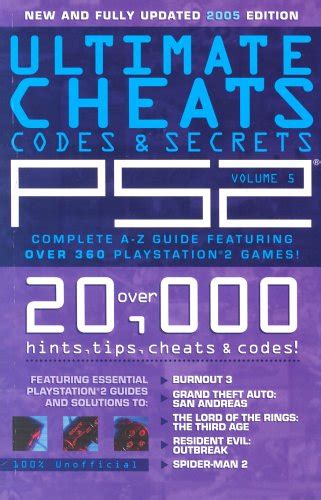 Amazon Ultimate Ps2 Cheats Codes And Secrets Video Games