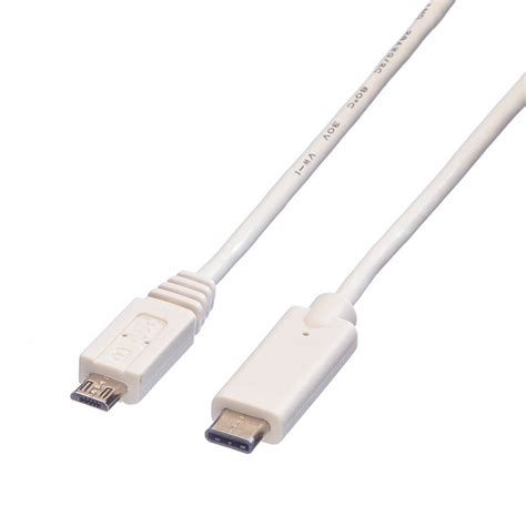 Cablu Usb Tip C La Micro Usb Alb M Value