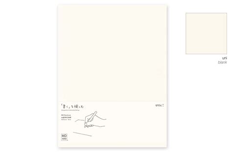 Midori Md Paper Notebook A4 Bianco Goldpen It