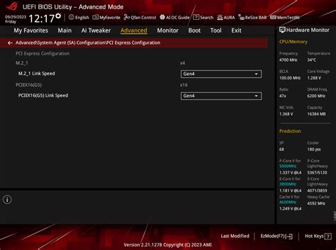 Z790 Hero Not Running Gpu As Pcie 40 X16 But 30 Republic Of