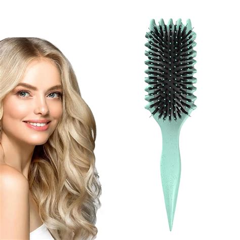 Bounce Curl Define Styling Brush Comb Shaping Men S Women S Reduce Pulling Curl Separation For 