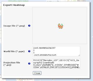 Dominoc Create Geo Referenced Heat Maps Google Mapplet