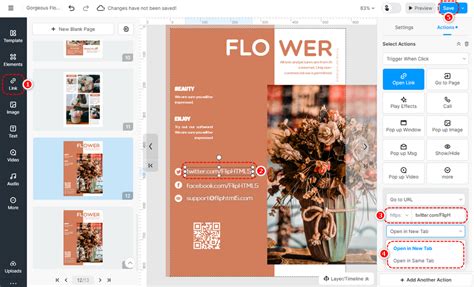 Add Link Elements Fliphtml5®