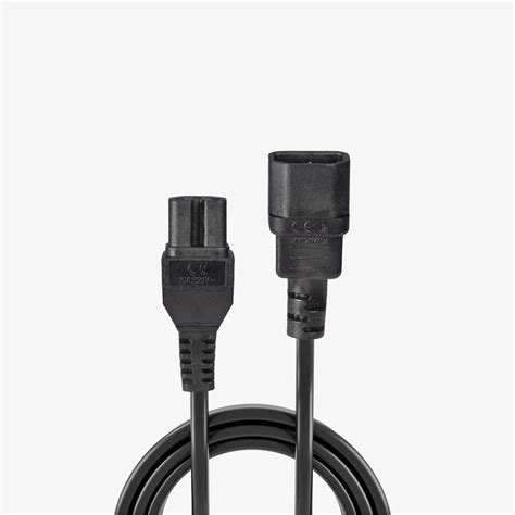 Lindy 2m Iec C14 To Iec C15 Power Cable Black 30314 Newcomme