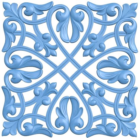 Square Pattern 3d Model Vector Files