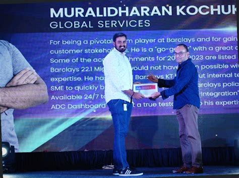 Muralidharan K On Linkedin Excellenceaward