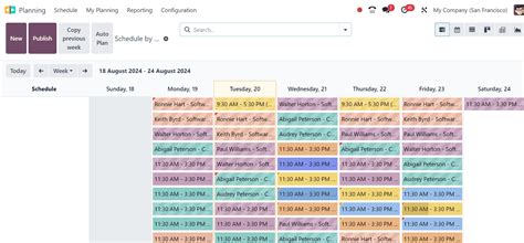 How To Manage Employee Schedules With Odoo 17 Planning App
