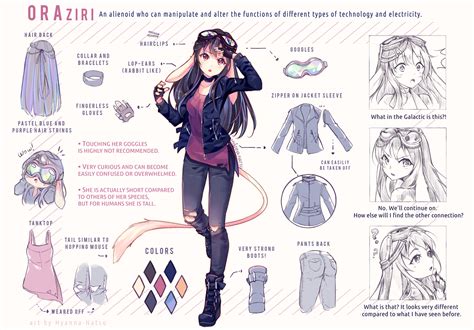 Hyanna Natsu Original Black Footwear Black Neckwear Hand On Forehead Commission Girl O