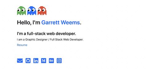GitHub Glweems Glweems My Personal Portfolio Website
