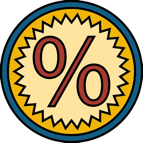Percentage Label Illustration Vector On A White Background 13495151 Vector Art At Vecteezy