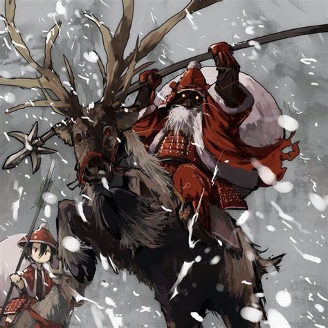 The 30 Most Badass Pieces Of Santa Claus Fan Art Dark Fantasy Art