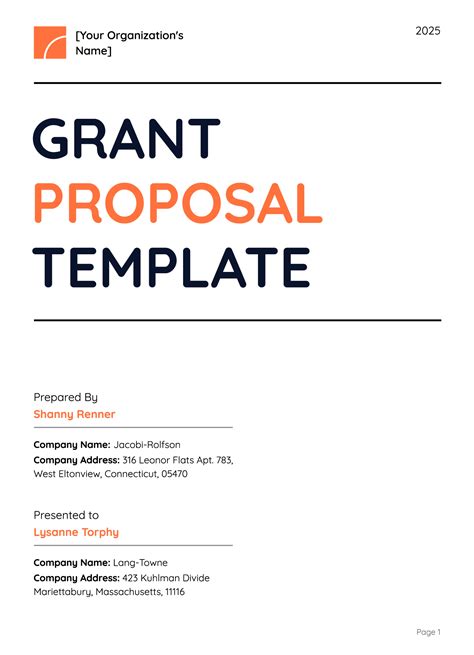 Nih Proposal Template Restaurant Developing A Grant Proposal Template