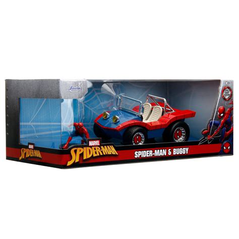 Jada Die Cast Marvel Spider Man Buggy 1 24 Thimble Toys