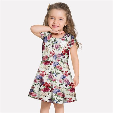 Vestido Infantil Milon Malha Trabalhada Lojamilon