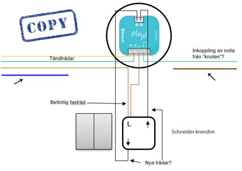 Inkoppling Plejd Dim 02