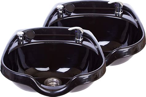Extra Wide Shampoo Bowl White Abs Plastic Salon And Spa