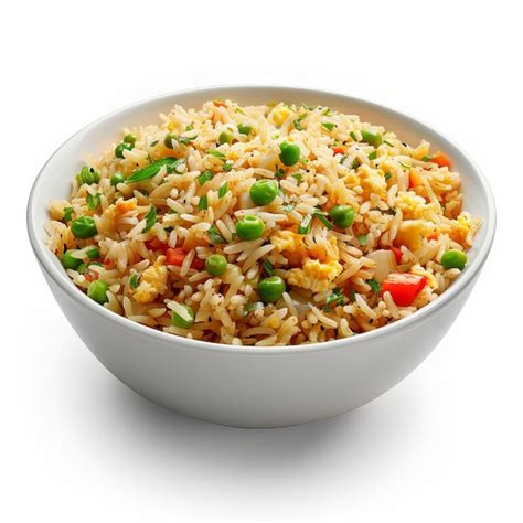 Premium Photo Yummy Fried Rice Isolated On White Background