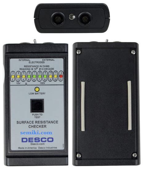 Desco Usa 19640 Contact Surface Resistance Meter 10 3 To 10 12 Ohms