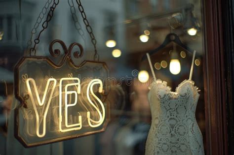 A Sign Saying Yes Hangs In A Window Stock Photo Image Of Window Agreement 341384890