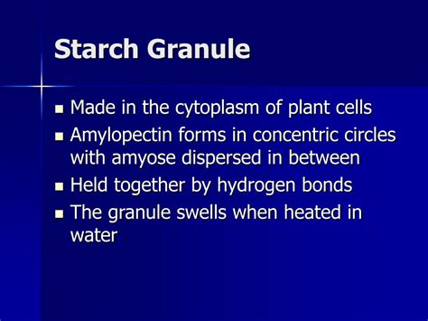 Ppt Starch Powerpoint Presentation Free Download Id6790957