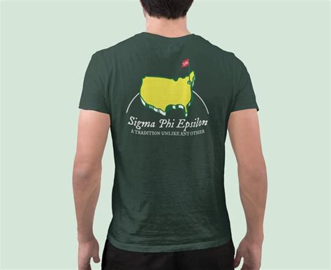 Sigma Phi Epsilon Graphic T Shirt The Masters Etsy