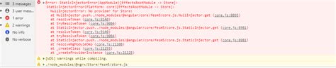 Angular Not Able To Hook Up The Effects On Appmoduletsshowing