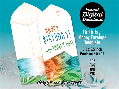 Birthday Money Happy Birthday Stationery Design Stationery Paper