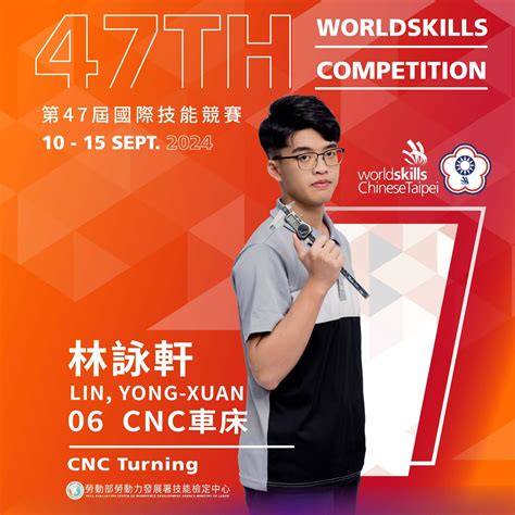 技能競賽充電讚 【技職尊榮 第47屆國際技能競賽國手人物介紹】cnc車床 林詠軒