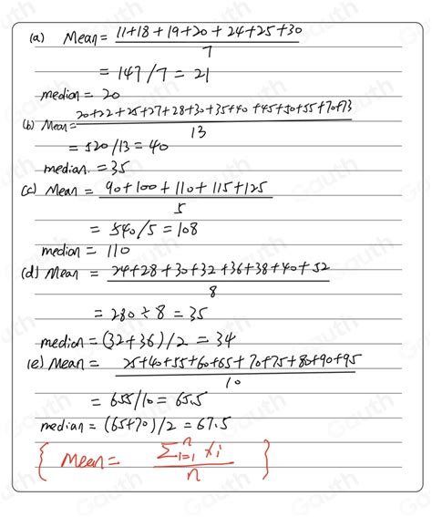 Solved Calculate The Mean Deviation From I Mean Ii Median From The