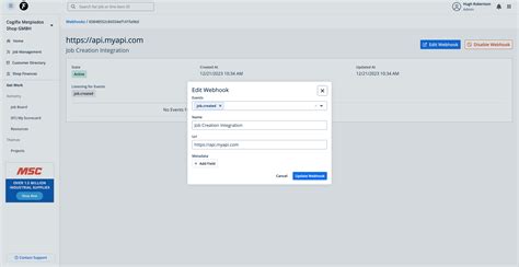 Configuring Webhooks