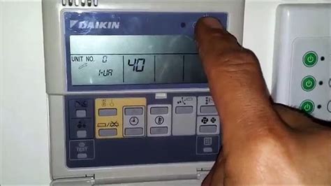 Daikin Ducted Wall Controller Setting Up The Day Time 58 Off