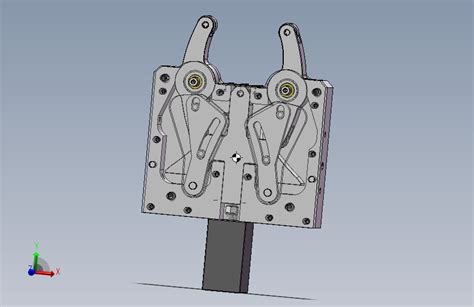 车床中心架 SOLIDWORKS 2018 模型图纸下载 懒石网