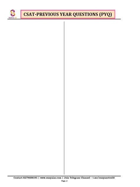 Csat Pyqs Speed Distance And Time Sunya Ias Pdf Speed Train