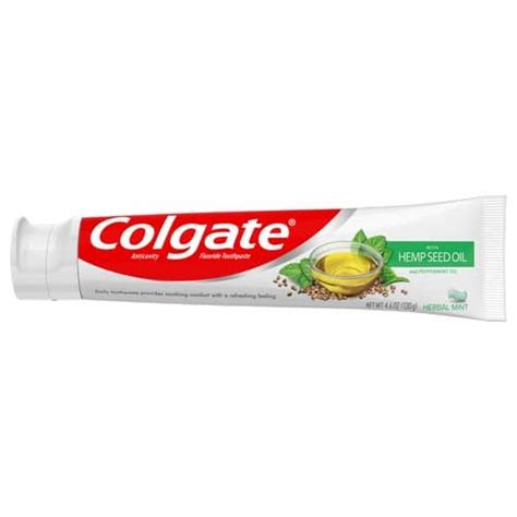 Colgate Hemp Seed Oil Toothpaste Herbal Mint Gel Ingredients