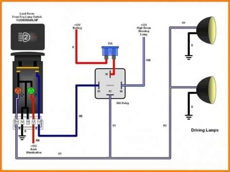 4 Pin Relay Wiring Diagram Driving Lights Wiring A 4 Prong R