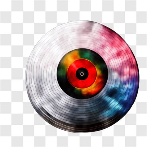 Download Vibrant Floating Vinyl Record Png Online Creative Fabrica