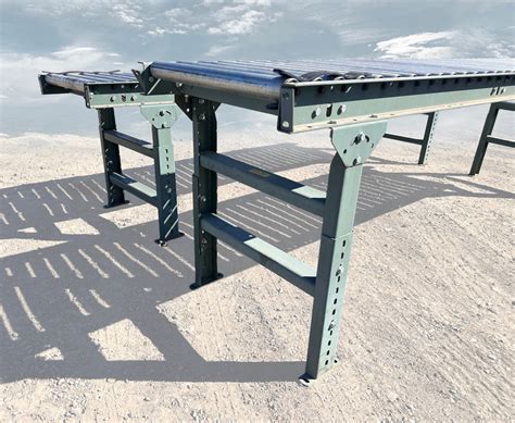 Hytrol 10 X 24 Roller Gravity Conveyor Mpn 10ft 19gsr 21 6