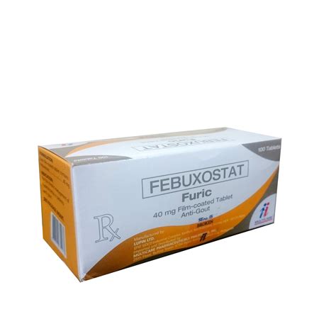 Furic Febuxostat 40 Mg Film Coated Tablet 100s Price In The