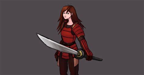 オリジナル Samurai Girl Bargonspacemanのイラスト Pixiv