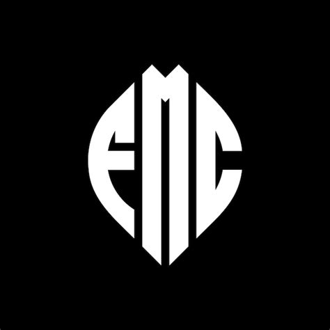 Premium Vector Fmc Circle Letter Logo Design With Circle And Ellipse Shape Fmc Ellipse Letters