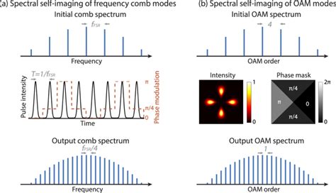 Conceptual Diagram Of Spectral Self Imaging Of Frequency Comb Modes And
