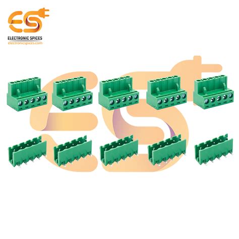 Buy Male And Female Terminal Block Connector Pack Of 5 Pair 2edgr 508 5p And 2edgk 508 5p Buy Male And Female Terminal Block Connector Pack Of 5 Pair 2edgr 508 5p And 2edgk 508 5p
