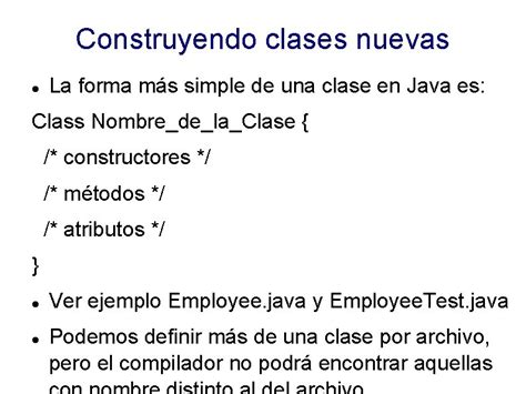 Clases Y Objetos En Java ELO Diseo