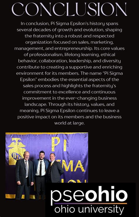 Our History Pi Sigma Epsilon Eta Pi