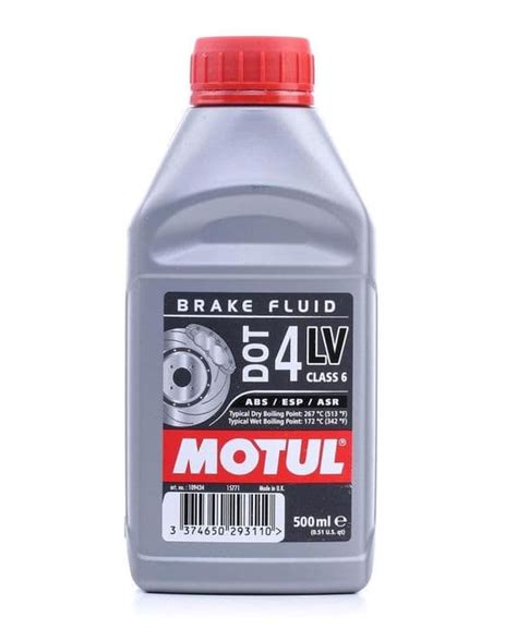 Motul DOT 4 LV (Low Viscosity) Brake Fluid 500ml | Advanced Automotive