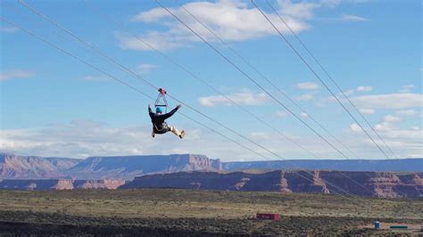Grand Canyon Zipline Schweben Sie über Den West Rim