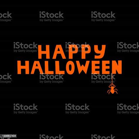 黒い背景にハロウィーンをテーマに明るいベクトルポスター楽しいハロウィンをお過ごし下さい いたずら書きのベクターアート素材や画像を多数ご用意
