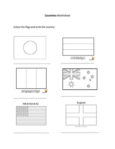 Countries Worksheet Pdf Worksheets Library